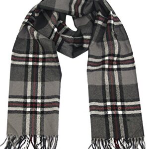 MINAKOLIFE Classic Cashmere Feel Winter Scarf in Rich Plaids