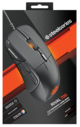 SteelSeries Rival 700 Gaming Mouse - 16,000 CPI Optical Sensor - OLED Display - Tactile Alerts - RGB Lighting