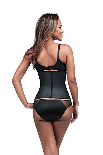 Diva Fit womens Trainer Waist Shapewear, Black, Large US