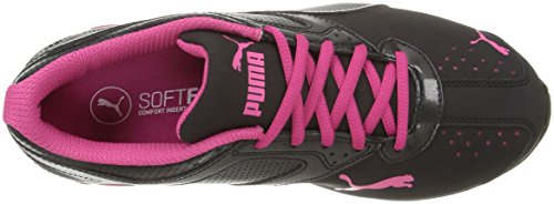 PUMA Women's Tazon 6 WN's fm Cross-Trainer Shoe, Black Silver/Beetroot Purple, 8 M US