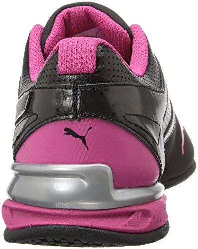 PUMA Women's Tazon 6 WN's fm Cross-Trainer Shoe, Black Silver/Beetroot Purple, 8 M US