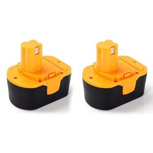 2 x 14.4v battery for ryobi 1314702 130224010 14.4 volt