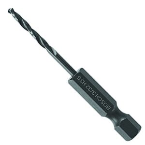 bosch bl2133im 3/32 in. x 2-1/4 in. impact tough black oxide drill bit