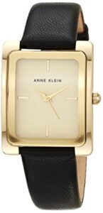 anne klein women's leather strap watch, ak/2706