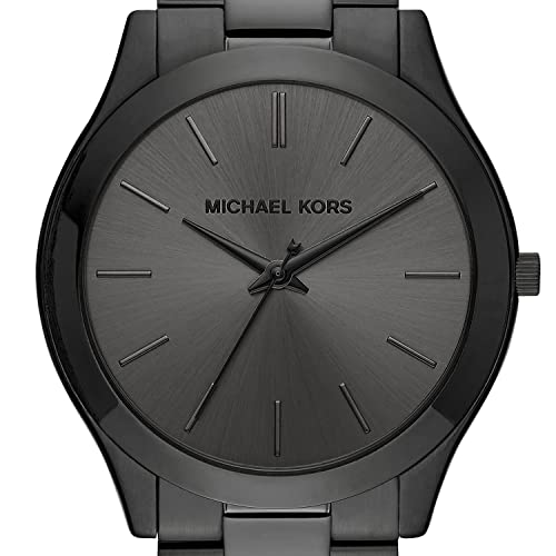 Michael Kors Men's Slim Runway Black Watch MK8507