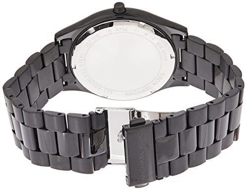 Michael Kors Men's Slim Runway Black Watch MK8507