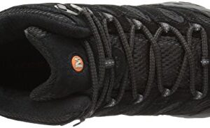 Merrell Men's Moab 2 Vent Mid Hiking Boot, Black Night, 11.5 M US