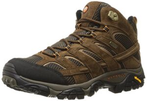 merrell men's moab 2 mid waterproof hiking boot, earth, 11 2e us