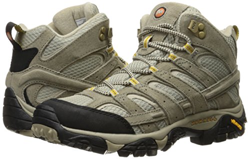 Merrell Women's Moab 2 Vent Mid Hiking Boot, Taupe, 8 W US