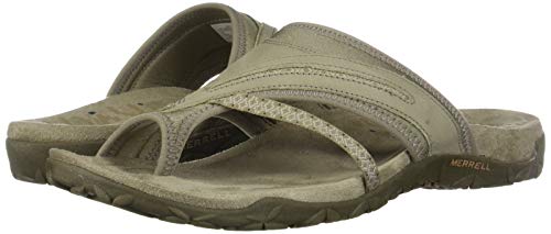 Merrell Women's Terran Post II Athletic Sandal, Taupe, 8 M US