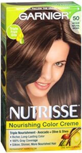 garnier nutrisse haircolor - 50 truffle (medium natural brown) 1 each (pack of 2)