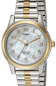 Timex Women's TW2P67200 Essex Avenue Two-Tone Extra Long Stainless Steel Expansion Band Watch