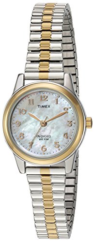 Timex Women's TW2P67200 Essex Avenue Two-Tone Extra Long Stainless Steel Expansion Band Watch