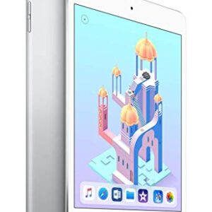 Apple iPad Mini 4, 128GB, Silver - WiFi (Renewed)