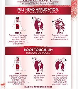 Garnier Color Sensation Hair Color Cream, 4.60 Cherry on Top (Dark Intense Auburn), (Pack of 3) (Packaging May Vary)