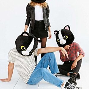 Clever Idiots Inc Animal Head Mask - Plush Costume for Halloween Parties & Cosplay (Cat)