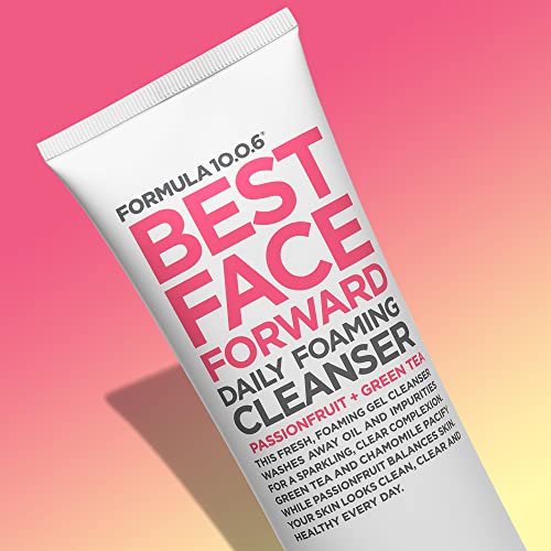 FORMULA 10.0.6 - Best Face Forward Daily Foaming Cleanser - Foaming Face Wash 5 fl oz Cleanses Face Oil, Vegan, Paraben-Free, Sulfate-Free & Cruelty-Free,