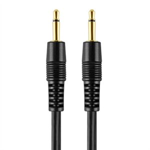 TNP 3.5mm Mono Cable (6FT) - 12V Trigger, IR Infrared Sensor Receiver Extension Extender, 3.5mm 1/8" TS Monaural Mini Mono Audio Plug Jack Connector Male to Male Cable Wire Cord