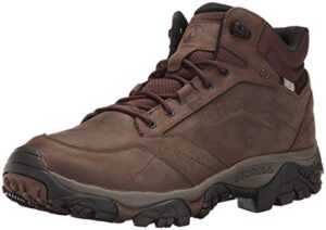 merrell men's moab adventure mid waterproof hiking boot, dark earth, 11 m us