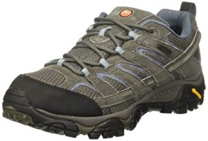 merrell women's moab 2 waterproof hiking shoe, granite, 10