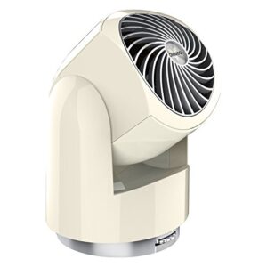 vornado flippi v10 compact oscillating air circulator fan, vintage white