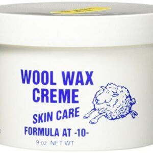 Wool Wax Creme Skin Care Formula 9 Ounce (Fragrance-Free)