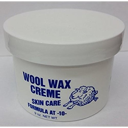 Wool Wax Creme Skin Care Formula 9 Ounce (Fragrance-Free)