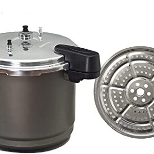 Granite Ware F0732-2 Pressure Canner and Cooker/Steamer, 12-Quart, Black by Granite Ware