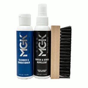 SHOE MGK Clean and Protect Kit - Shoe Care Kit for Athletic Shoes, Tennis Shoes, Sneakers, Suede Shoes, and More - Clean and Protect Your Favorite Shoes from Dirt, Grime, and Grease.