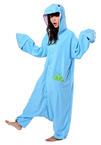 SAZAC Manatee Kigurumi - Onesie Jumpsuit Halloween Costume (X-Large)