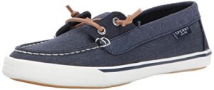 sperry womens lounge away sneaker, navy, 7.5