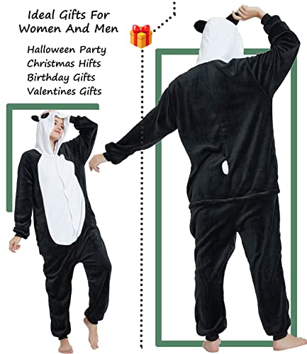 Très Chic Mailanda Panda Cosplay Pajamas Adult Unisex Onesies Animal Sleepwear Halloween Costume