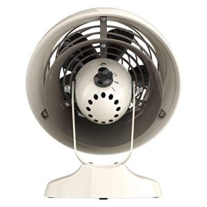 Vornado VFAN Mini Classic Personal Vintage Air Circulator Fan, Vintage White- Classic Base, Small