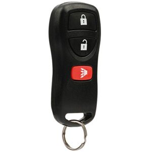 key fob keyless entry remote fits nissan frontier armada murano pathfinder quest sentra titan versa xterra / infiniti qx4 fx35 fx45 (kbrastu15)