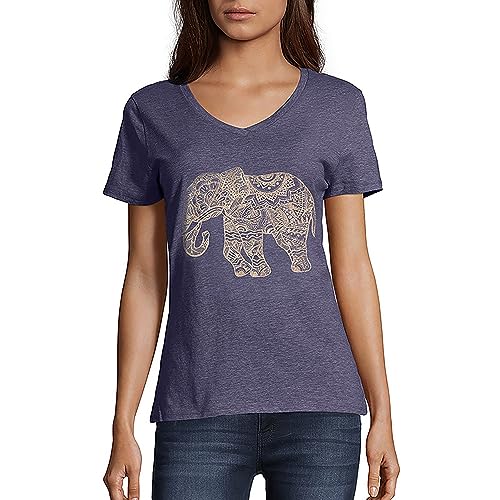 Hanes Women's Short Sleeve V-Neck Graphic T-Shirt