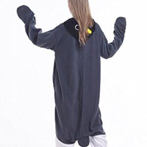 Sqlszt Women Men Adult Animal Penguin One Piece Onesie Cosplay Pajama Costume XL