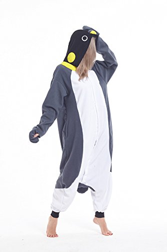 Sqlszt Women Men Adult Animal Penguin One Piece Onesie Cosplay Pajama Costume XL