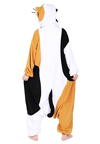 SAZAC Calico Cat Kigurumi - Onesie Jumpsuit Halloween Costume