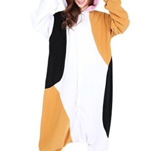 SAZAC Calico Cat Kigurumi - Onesie Jumpsuit Halloween Costume