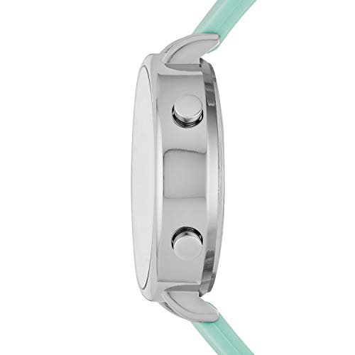 Skechers Women's Magnolia Digital Chronograph Watch, Color: Silver, Mint Green (Model: SR6070)