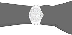 Bulova Ladies' Marine Star Diamond White Ceramic and Stainless 3-Hand Quartz Watch with White Mother-of-Pearl Dial and Sapphire Crystal Style: 98P172