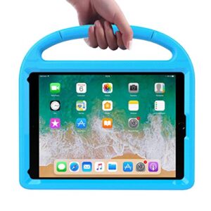 SUPLIK Kids Case for iPad 5th/6th Generation (9.7-inch, 2017/2018), iPad Air 2 Case with Screen Protector, iPad Pro 9.7 Durable Shockproof Protective Cover with Handle Stand for Kids, Blue