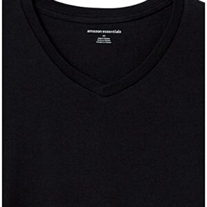 Amazon Essentials Men's V-Neck Undershirt, Pack of 6, Black, X-Small