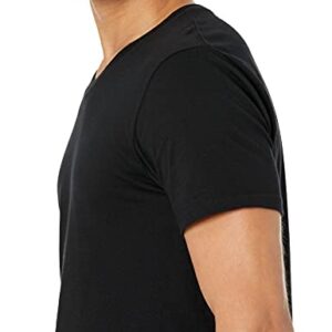 Amazon Essentials Men's V-Neck Undershirt, Pack of 6, Black, X-Small