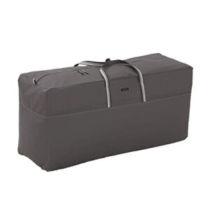 classic accessories ravenna water-resistant 60 inch patio cushion and cover storage bag, patio furniture covers