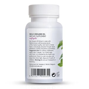 Teliaoils Wild Oregano Oil Softgels Capsules. High Carvacrol and Quality, 60 Softgels