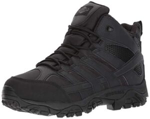 merrell men's moab 2 mid tactical waterproof military boot, black, 11.5