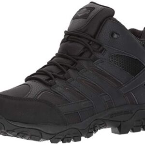 Merrell Men's Moab 2 Mid Tactical Waterproof Military Boot, Black, 11.5