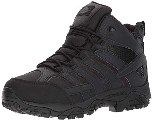 Merrell Men's Moab 2 Mid Tactical Waterproof Military Boot, Black, 11.5