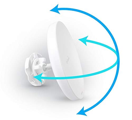 EnGenius Technologies Wi-Fi 5 Outdoor AC867 5Ghz Wireless Access Point/Client Bridge, Long Range, PTP/PTMP, IP55, 26dBm Transmit Power with 19dBi Directional Antennas, GigE Port (EnStation5-AC)